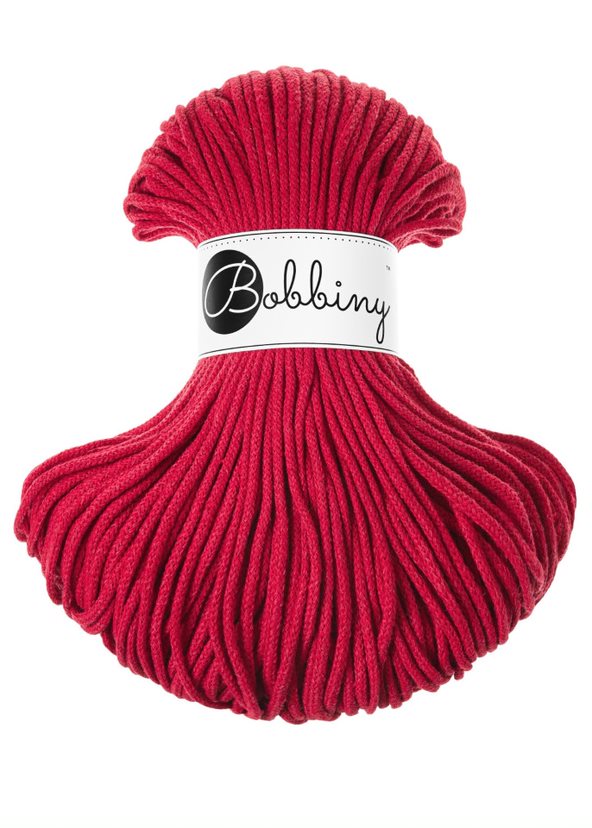 Entrançado Bobbiny 3mm / 100m Classic Red – Bobbiny Portugal